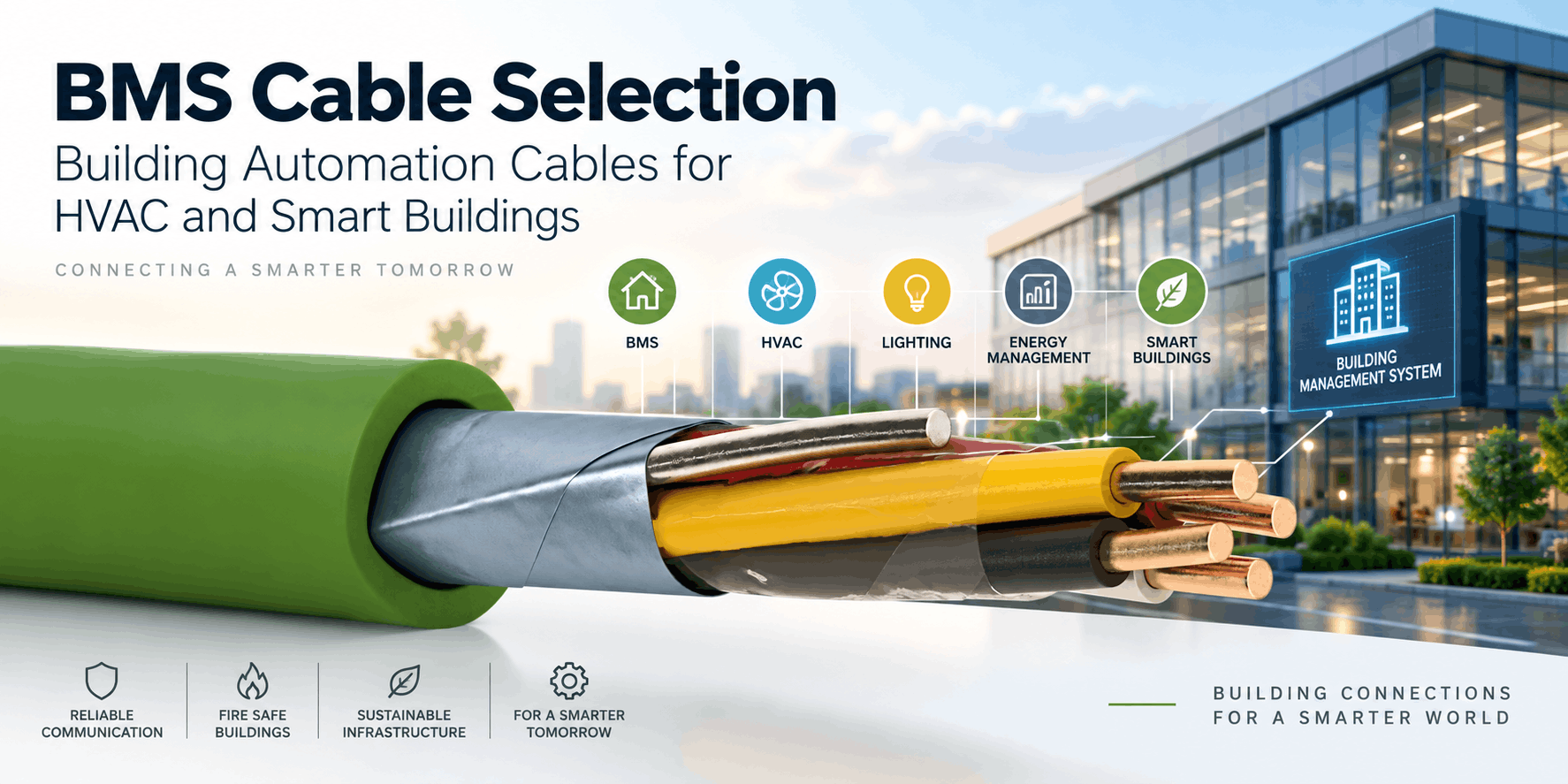 BMS Cable Selection: Cables for HVAC & Smart Buildings